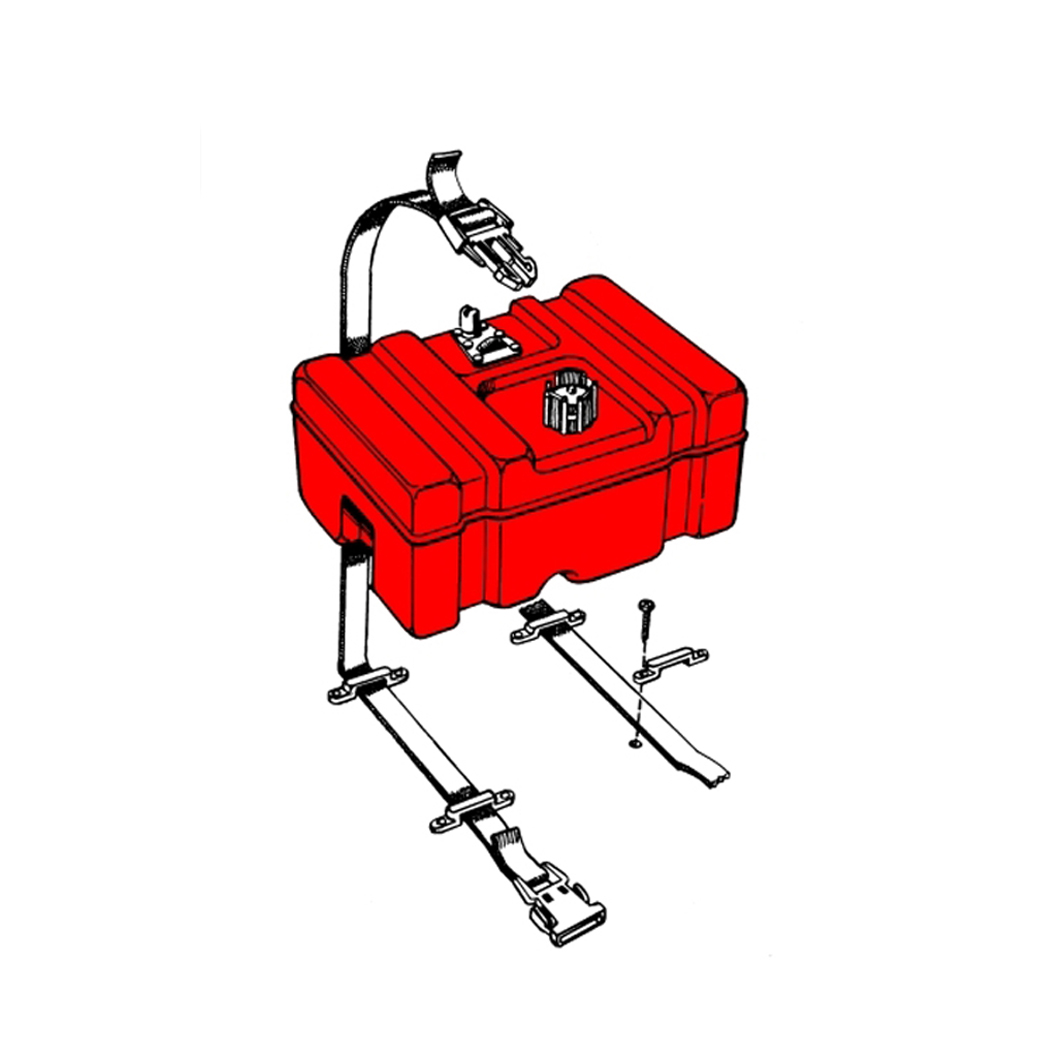 Boat Fuel Tank Kit Moeller Permanent Kit - Marine Grade Aluminum ...