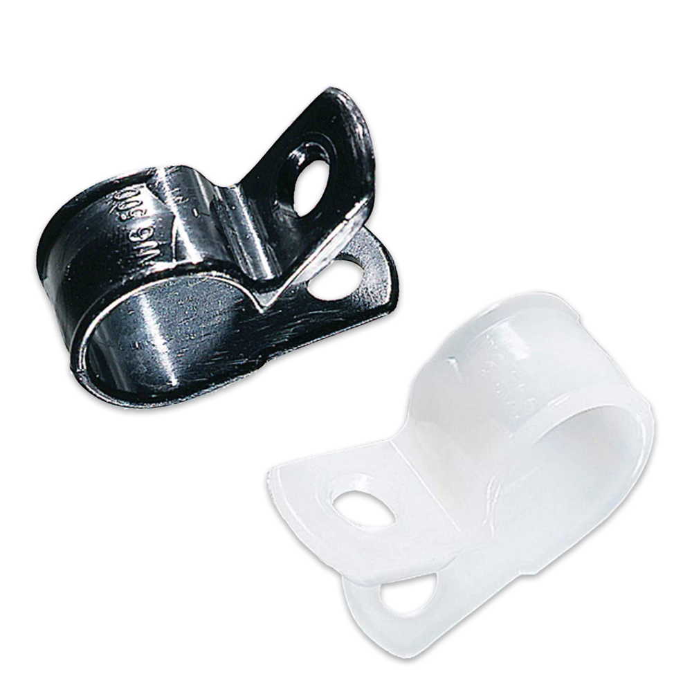 1 Pipe Clamp 8-Pack Heavy Duty 1" Nylon Cable Clamps - Keep Wires Neat ...